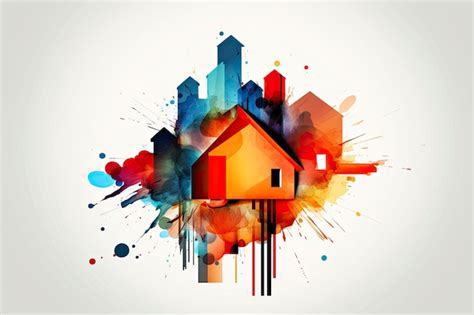Premium Ai Image Abstract Illustration Of The Housing Concept