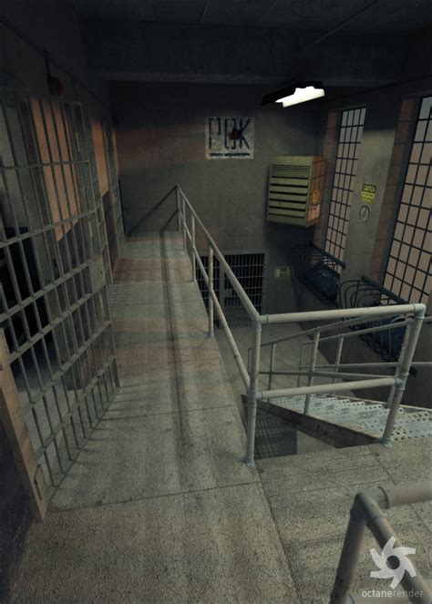 Prison Cell Block K Daz 3d