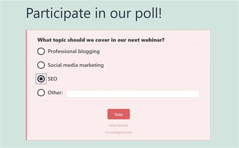 How To Use The WordPress Crowdsignal Embed Block Ask The Egghead Inc