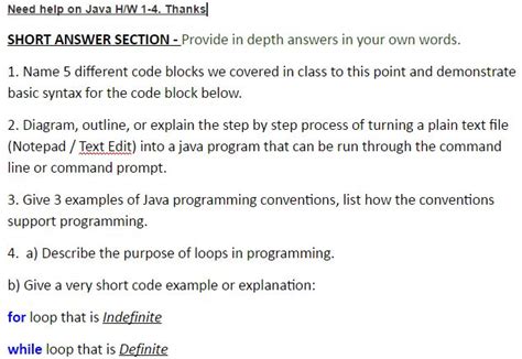Java Programming Syntax