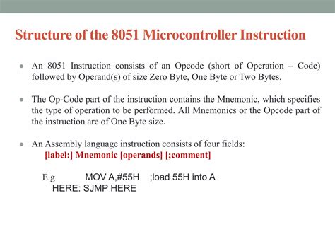 8051 Microcontroller Ppt