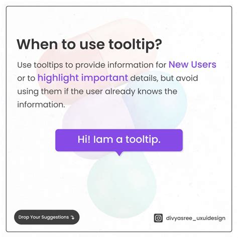 divya sree d v on linkedin uidesign uxdesign tooltips