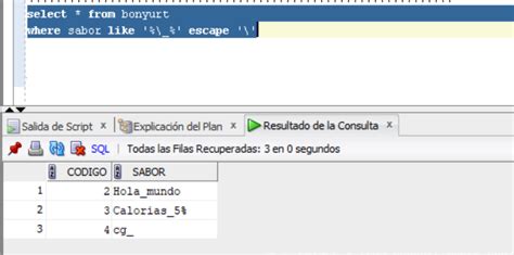 Oracle Plsql Consultar El Valor De Una Columna Que Finaliza Con