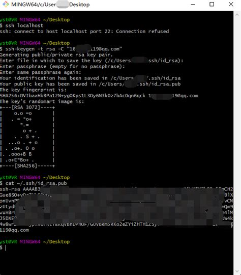 【bug】windows系统下，对git进行ssh公钥配置时，找不到 ssh文件的解决方案 windows git ssh 找不到主机 csdn博客