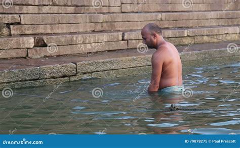 Indian Women Bathing Holy Ganges River Stock Footage And Videos 18