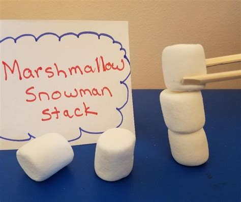 Marshmallow Snowman Stack Minute To Win It Game Happy Mom Hacks