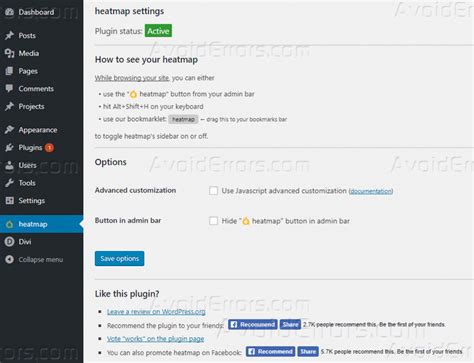 How To Add A Heatmap To Your Wordpress Site Avoiderrors