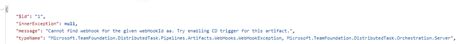 Incoming Webhook Trigger For Azure Devops Pipeline Cannot Find