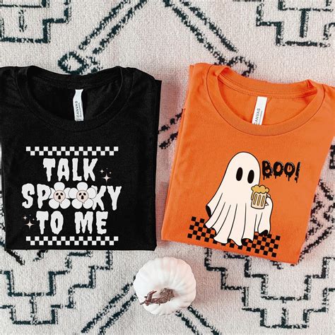 Halloween Matching Shirts Funny Couples T Shirts Halloween Couples