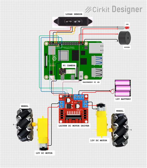 Raspberry Pi 4b Controlled Lidar And Dual Motor System With Visual And Audio Indicators How To