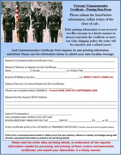 Certificate Of Commendation Usmc Template