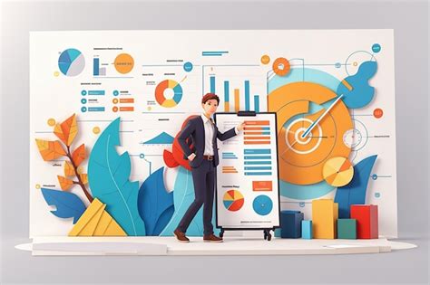 Premium Photo Data Analysis Business Plan Schedule Create Idea To Success Graph Pie Chart Info