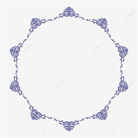 Classical Blue Pattern Border Classical Blue Pattern PNG Transparent Clipart Image And PSD