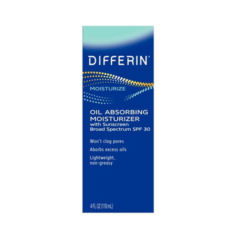 Differin Oil Absorbing Moisturizer Spf 30 Shop Facial Moisturizer At H E B