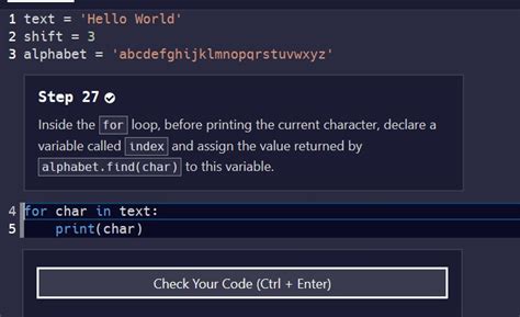 Learn String Manipulation By Building A Cipher Step 27 Python The