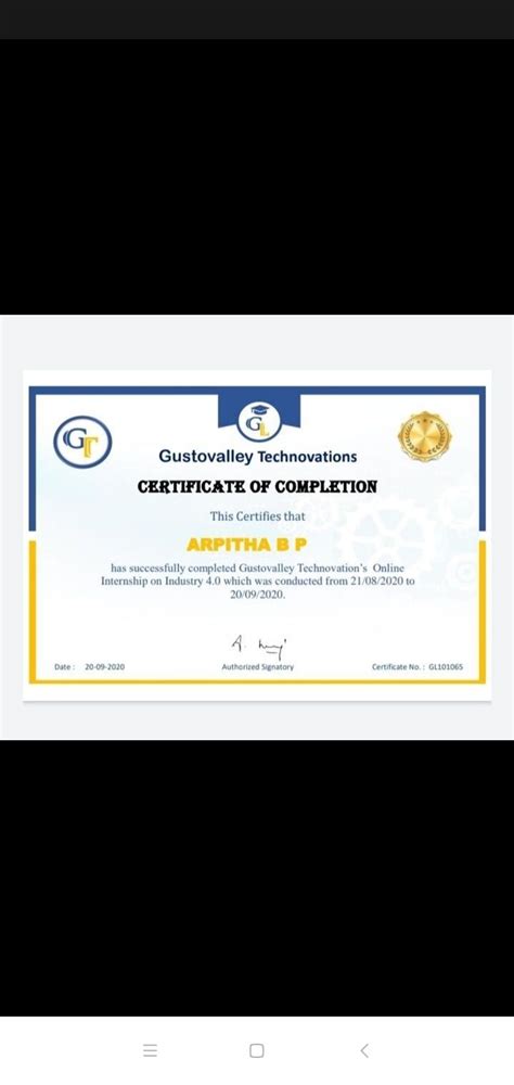 Arpitha P On Linkedin Internship