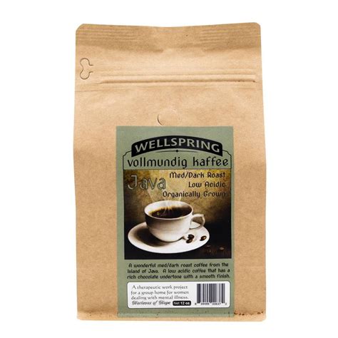 Java Indonesia Organic Coffee Wellspring Components