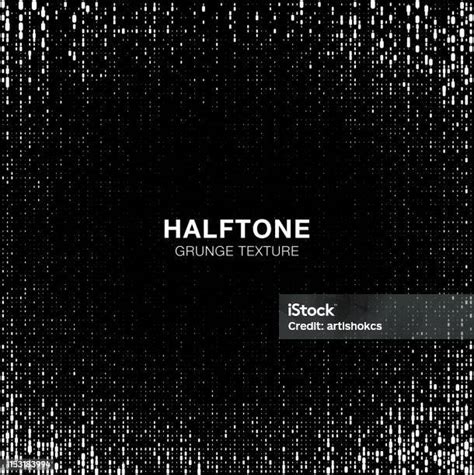 그런 지 테두리 하프톤 텍스처입니다 하프톤 선 도트 패턴을 사용 하 여 프레임 그라데이션 배경입니다 벡터 그런 지 그림입니다 질감에 대한 스톡 벡터 아트 및 기타 이미지