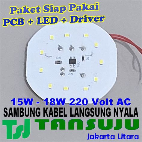 Jual Modul Lampu Smd Led Siap Pakai Pcb Led Driver Watt Volt Ac Shopee Indonesia