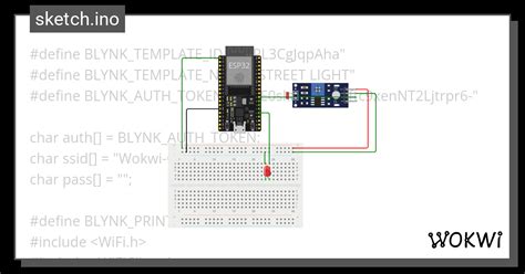 Street Light Wokwi Esp32 Stm32 Arduino Simulator