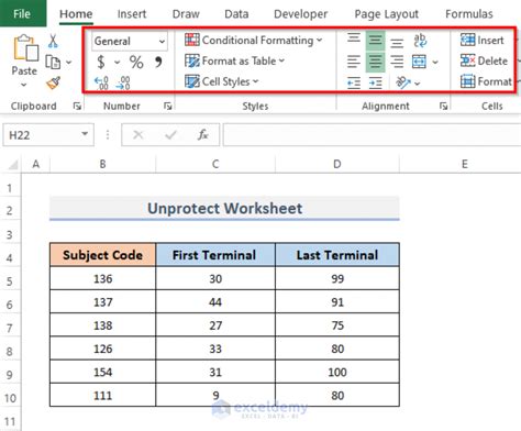 Excel Grayed Out Options