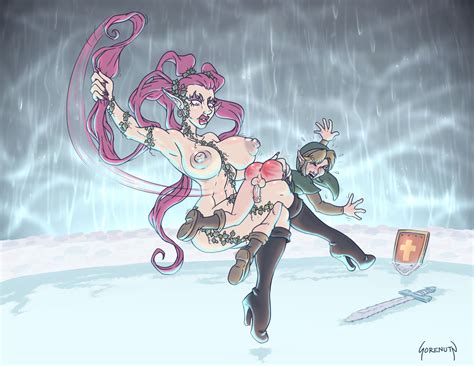 Rule Erection Fairy Femdom Giantess Great Fairy Larger Female Link Long Hair Magic Ocarina