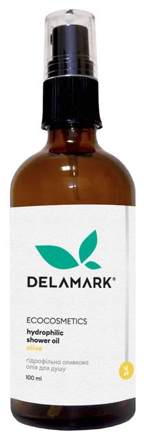 Гидрофильное масло для душа DeLaMark оливковое 100 мл (4820152332622 ...