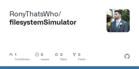 Github Ronythatswhofilesystemsimulator