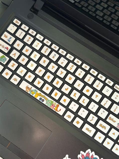 Macbook And Laptop Keyboard Stickers Waterproof Removable