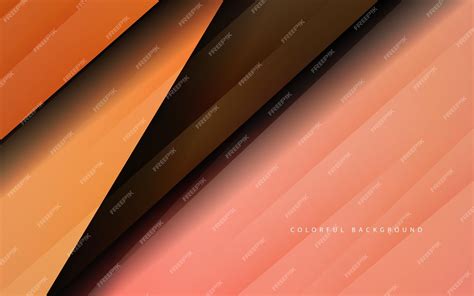 Premium Vector Abstract Brown Overlap Layer Background Vector