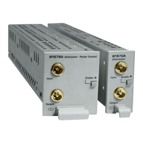 agilent technologies 81570a user manual pdf download manualslib