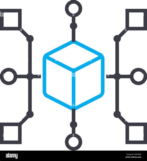 Infrastructure Vector Thin Line Stroke Icon Infrastructure Outline Illustration Linear Sign