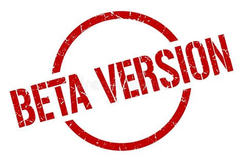 Beta Version Stamp Stock Vector Illustration Of Vector