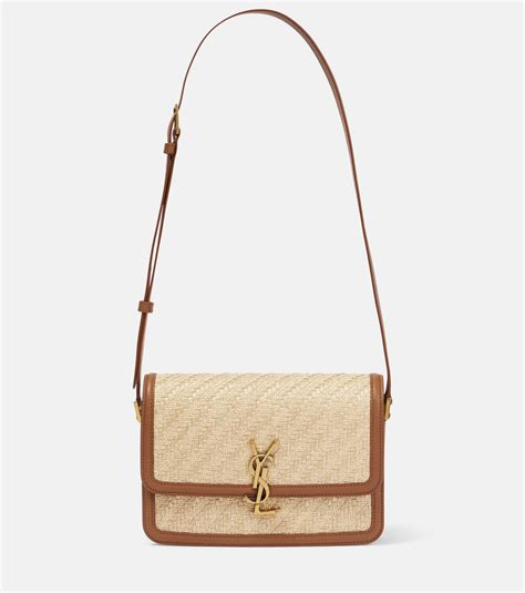 Saint Laurent Cassandra Raffia Crossbody Bag At Tashia Wood Blog