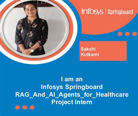 Sakshi Kulkarni On Linkedin Infosysspringboard Aiforhealthcare Techinnovation