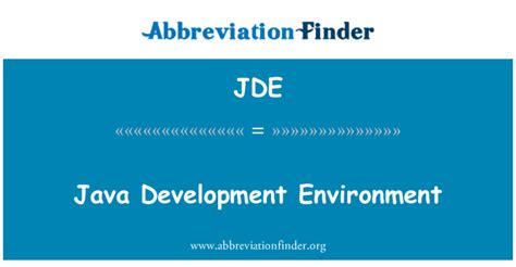 Jde Significa Entorno De Desarrollo Java Java Development Environment