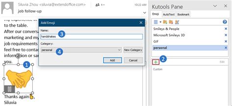 Using Vivid Emojis In Outlook Easily Insert Add Manage