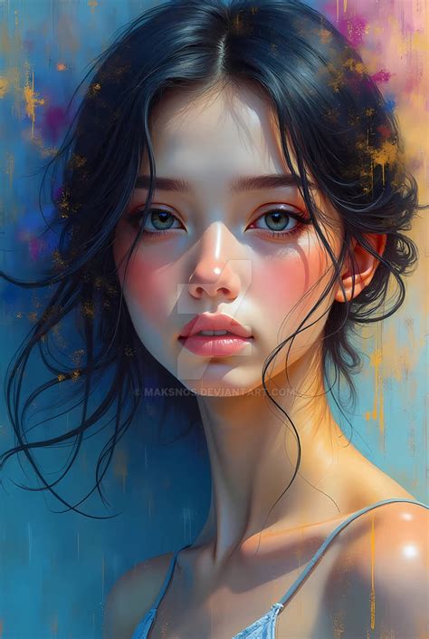 Young Girl By Maksnos On Deviantart