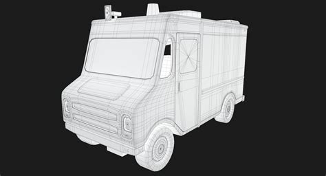 Ice Cream Truck 3d Model 59 3ds Blend Dae Fbx Obj Stl Free3d