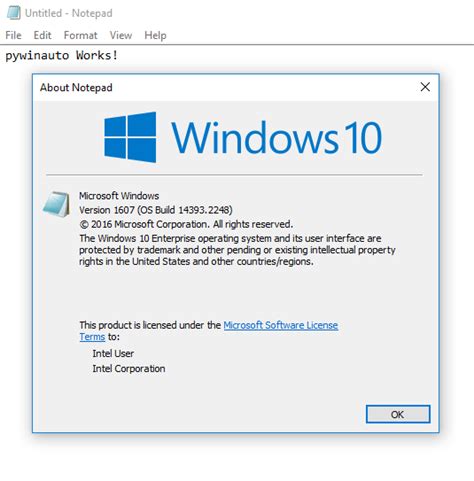 Examples Do Not Work Correctly From Python Console On Windows 10 · Issue 508 · Pywinauto