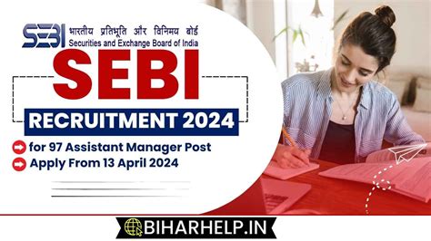 Sebi Recruitment 2024 Apply Online For 97 Assistant Manager Post