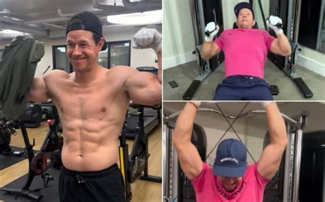 Mark Wahlberg And The Rock Workout