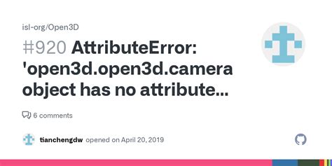 Attributeerror Open3dopen3dcamerapinholecameratrajectory Object