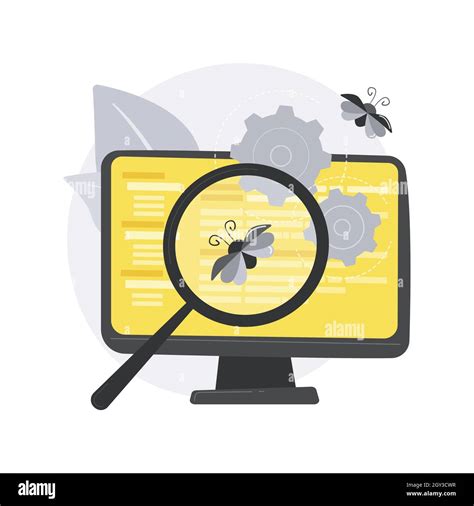 Automation Testing Abstract Concept Vector Illustration Stock Vector