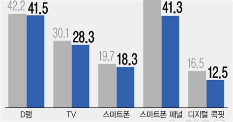 그래픽 삼성전자 사업부문별 시장 점유율