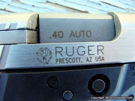 Rugers Striker Fired 40 Caliber SR40 Semi Auto Pistol