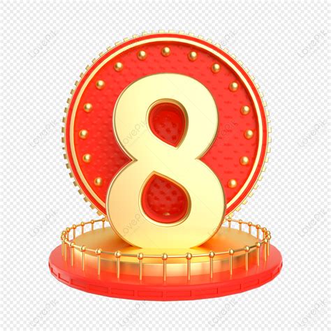 8 Number Clipart Free