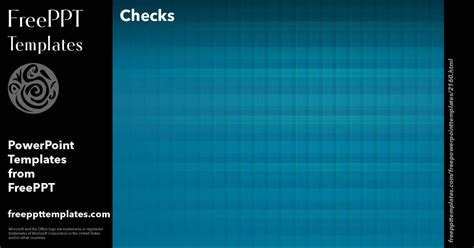 Checks 08 PowerPoint Templates