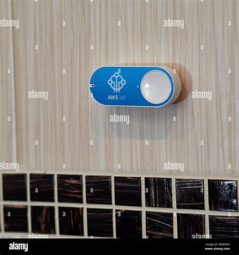 amazon aws dash button connected iot device for automatic tasks or