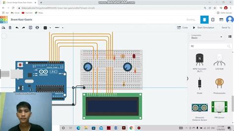 sensor lampu otomatis tinkercad youtube